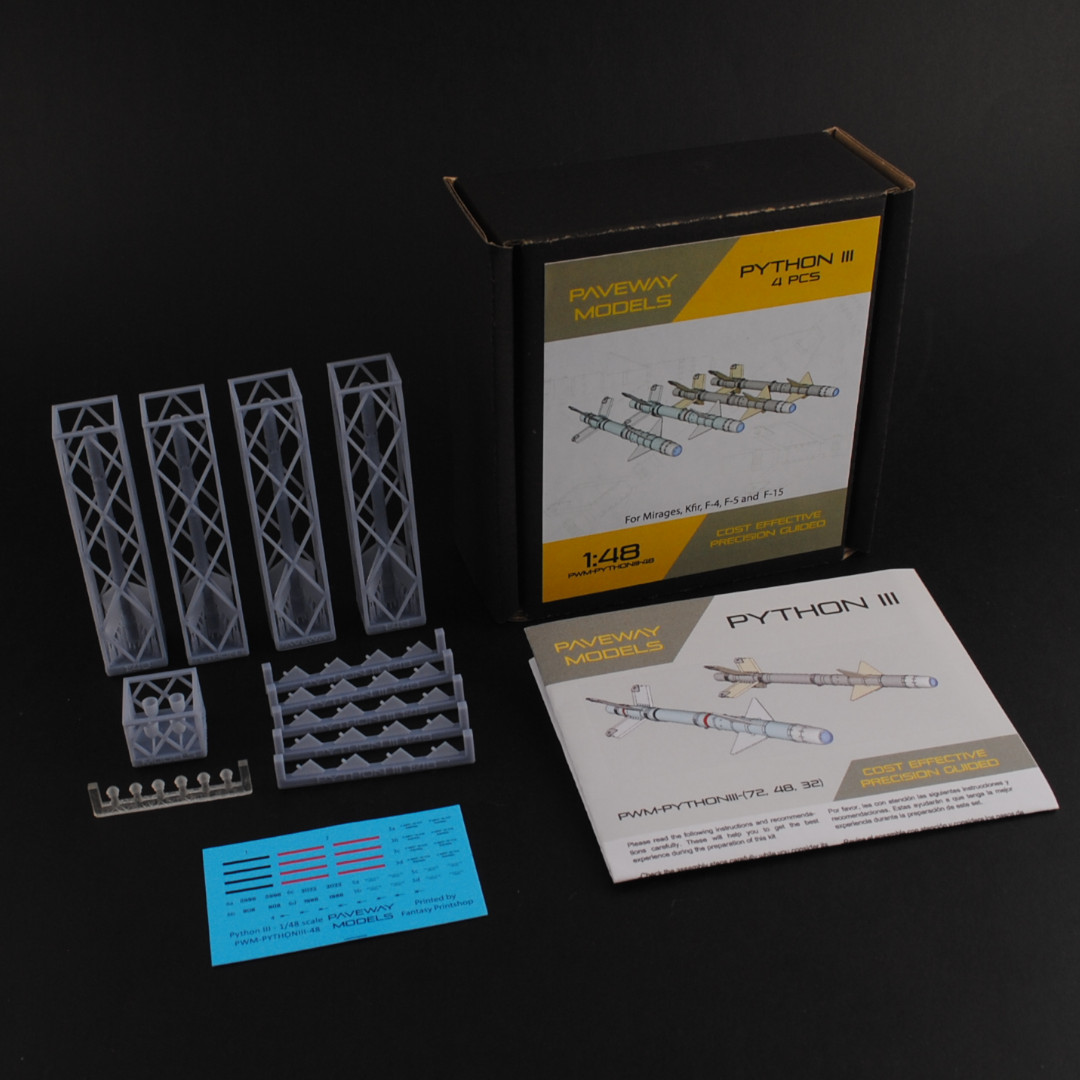 Python III. Set of 4 – Paveway Models | High detail 3D resin prints and ...
