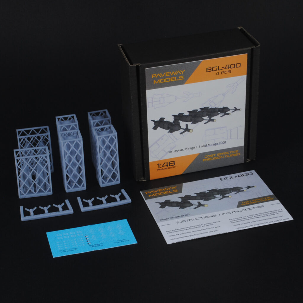 BGL-400. Set of 4 – 1:48 – Paveway Models | High detail 3D resin prints ...